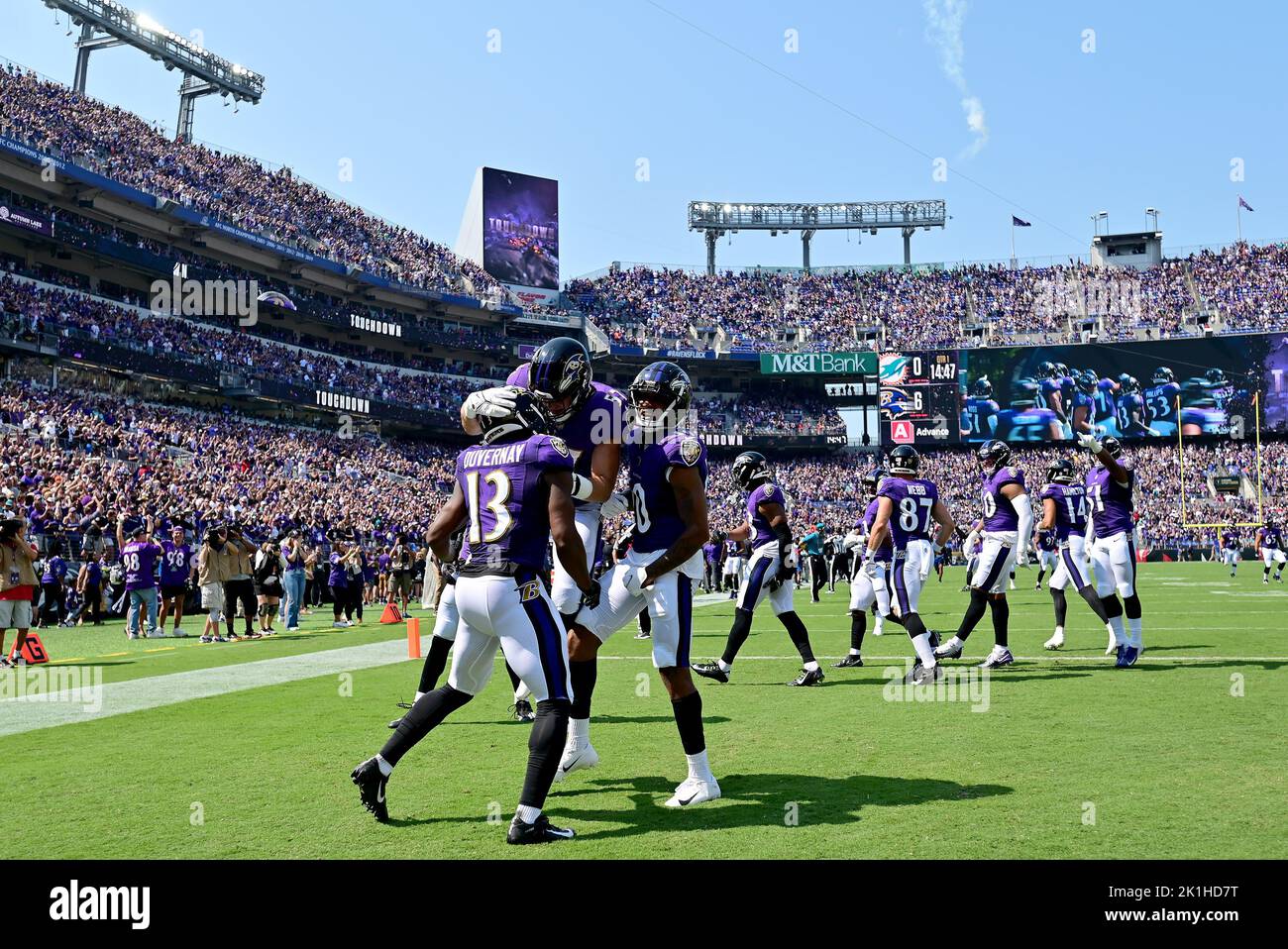 Baltimore, USA. 18th Sep, 2022. Baltimore Ravens wide receiver Devin ...