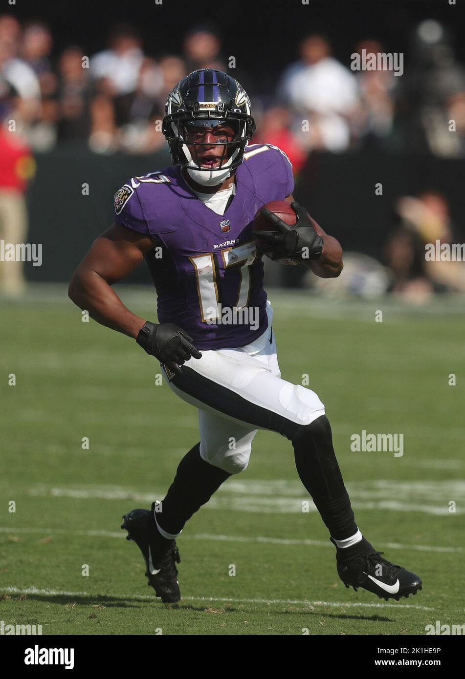 Baltimore, USA. 18th Sep, 2022. Baltimore Ravens RB Kenyan Drake (17 ...