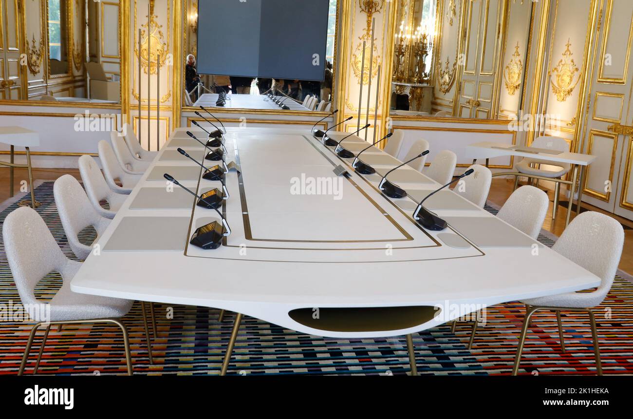 Presidency of the Republic on Heritage Days. Illustration of the rooms ...