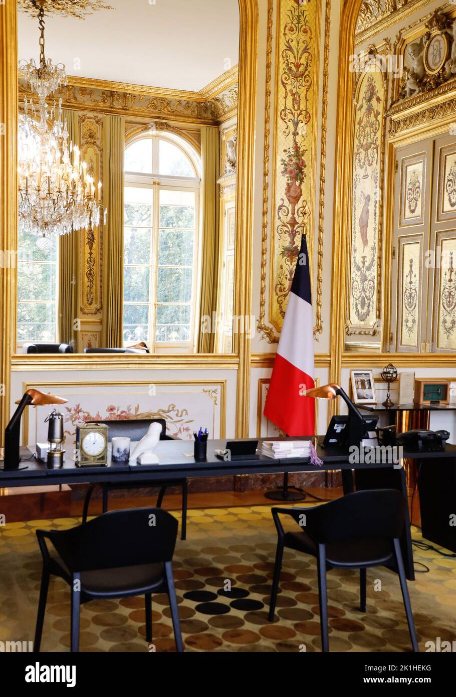 Presidency of the Republic on Heritage Days. Illustration of the rooms ...