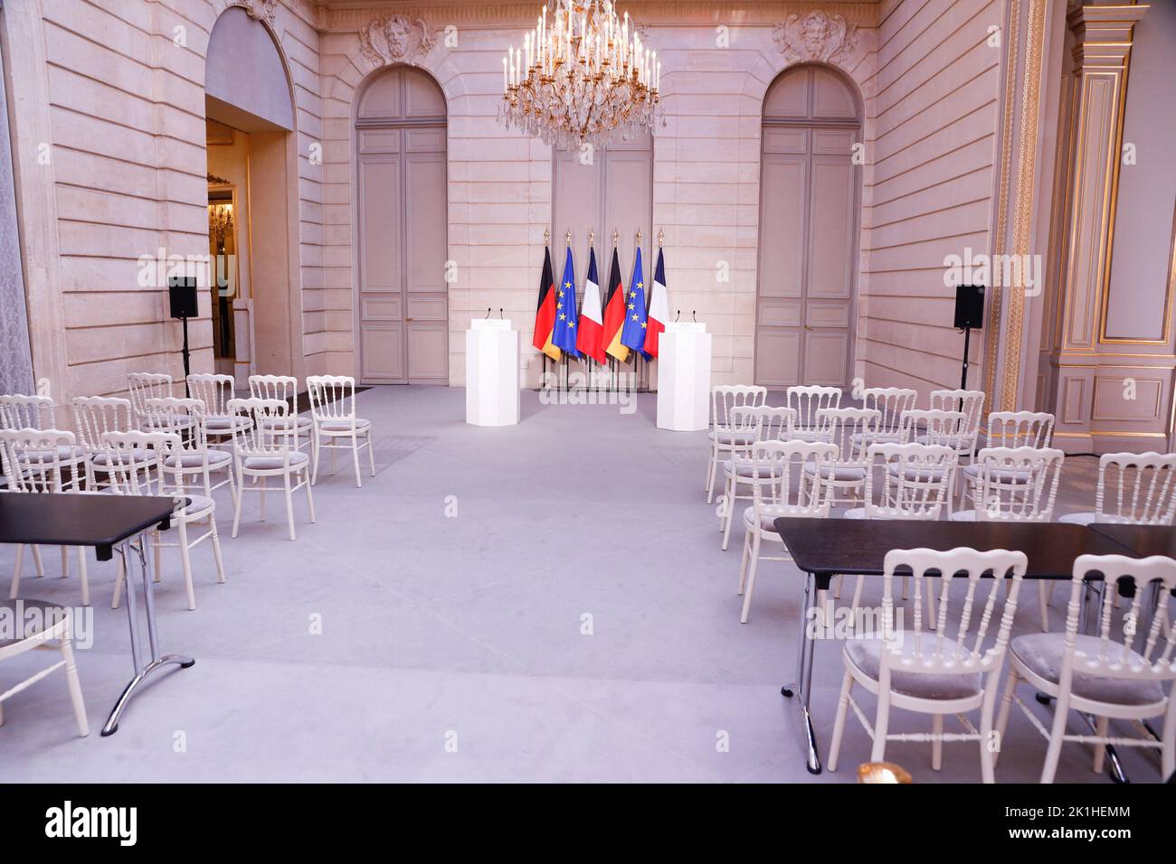 Presidency of the Republic on Heritage Days. Illustration of the rooms ...
