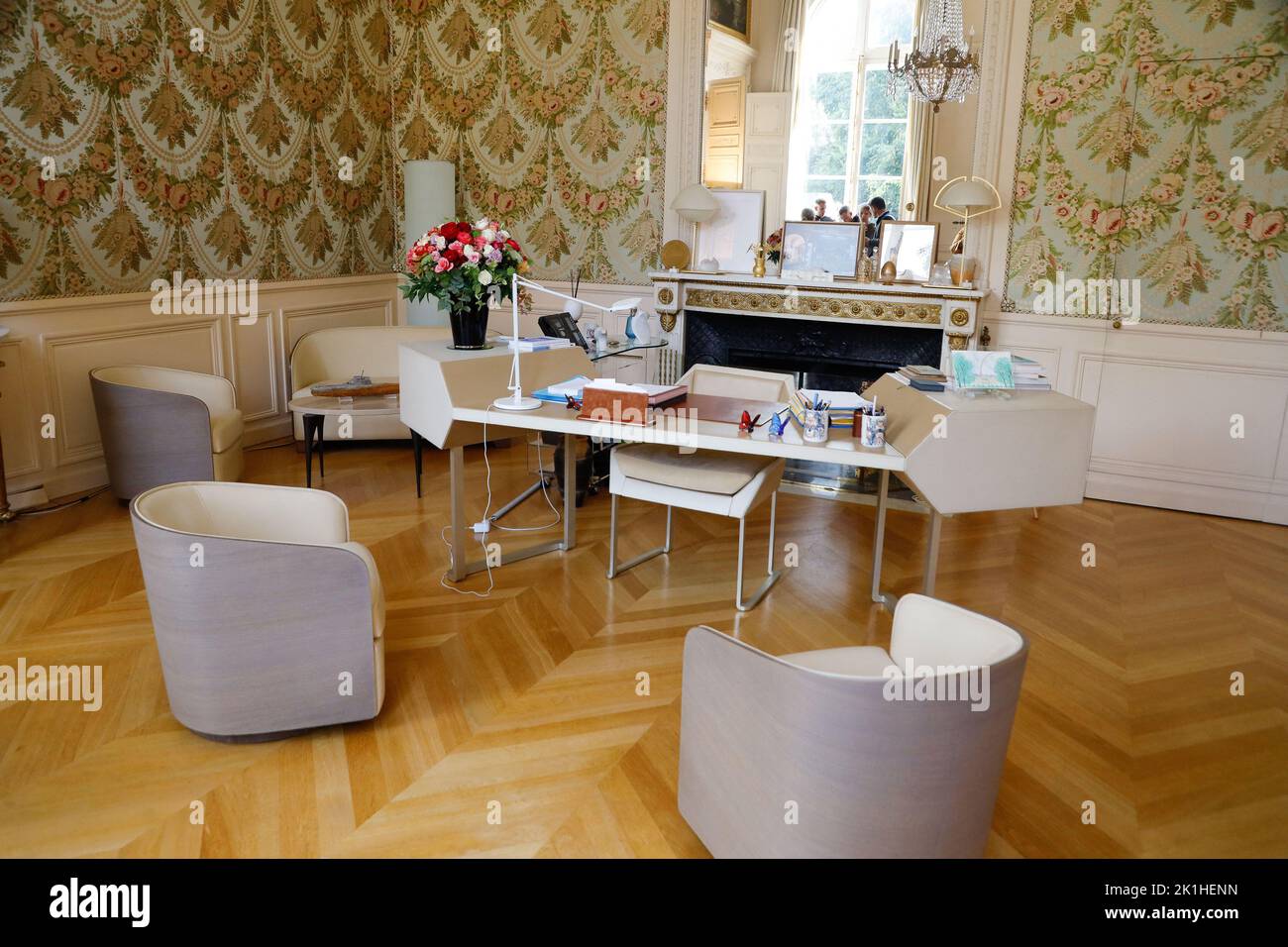 Presidency of the Republic on Heritage Days. Illustration of the rooms ...