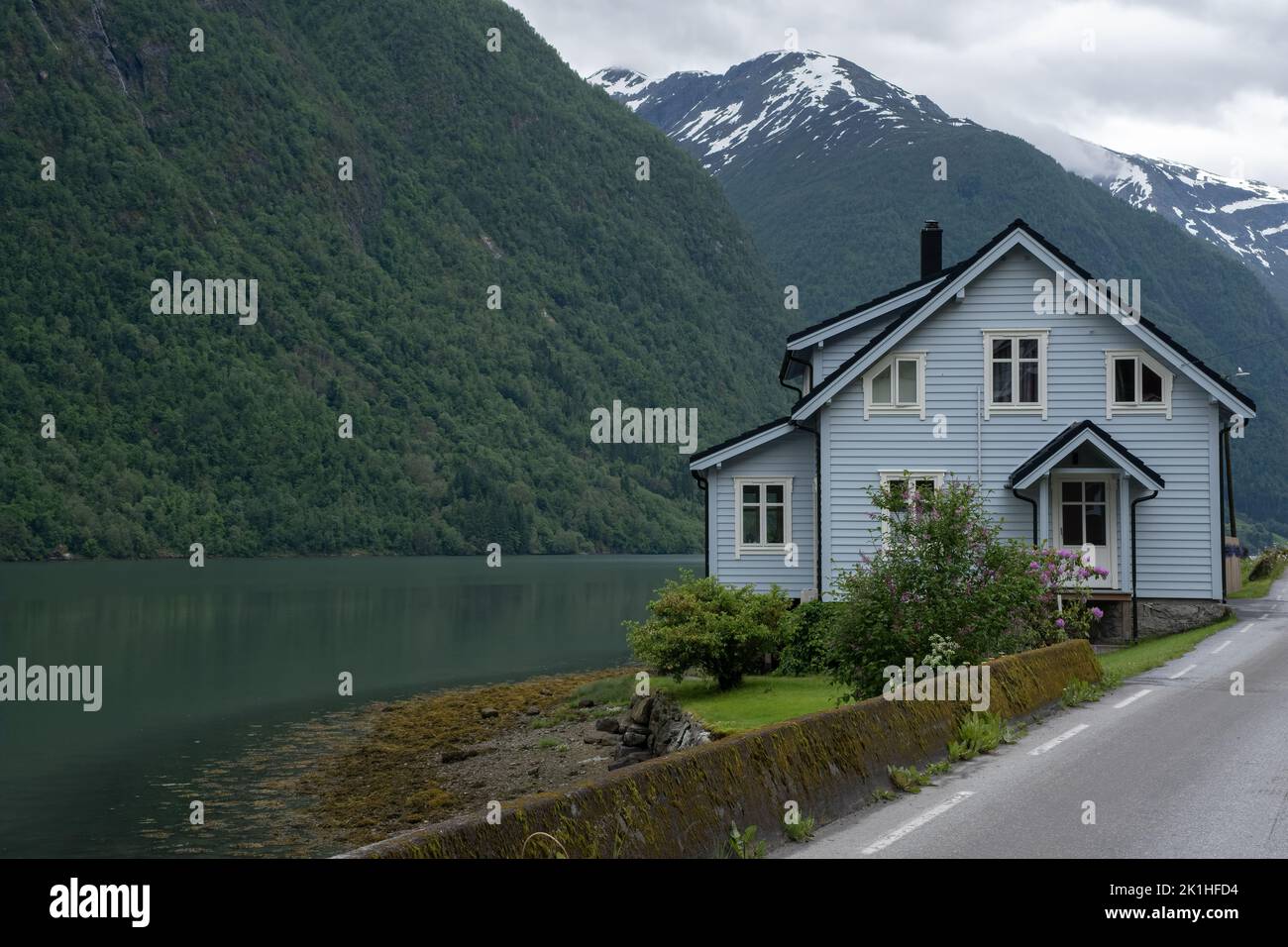 Wonderful landscapes in Norway. Innlandet. Beautiful scenery of ...