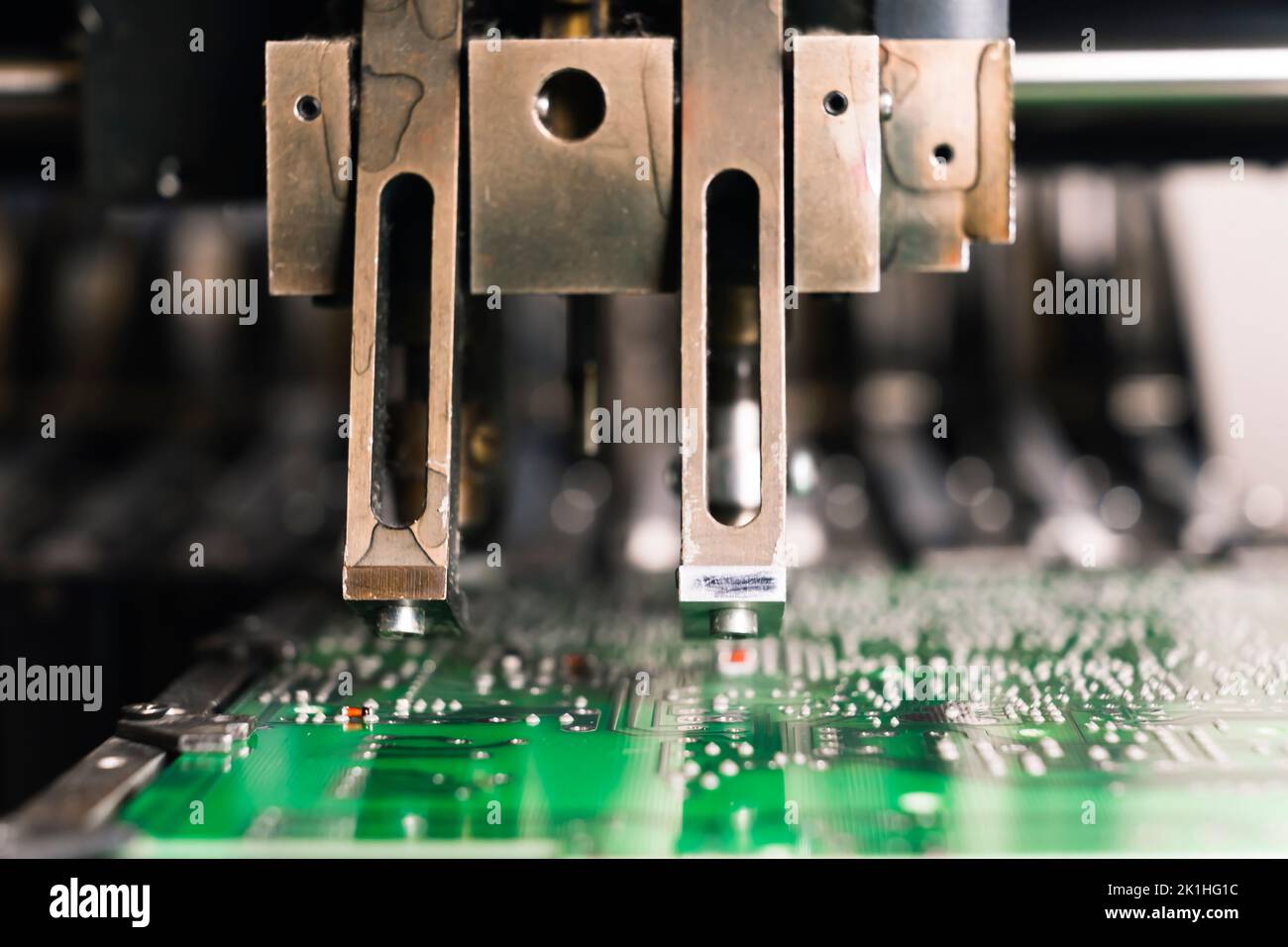 SMT surface-mount technology process of mounting electrical components ...