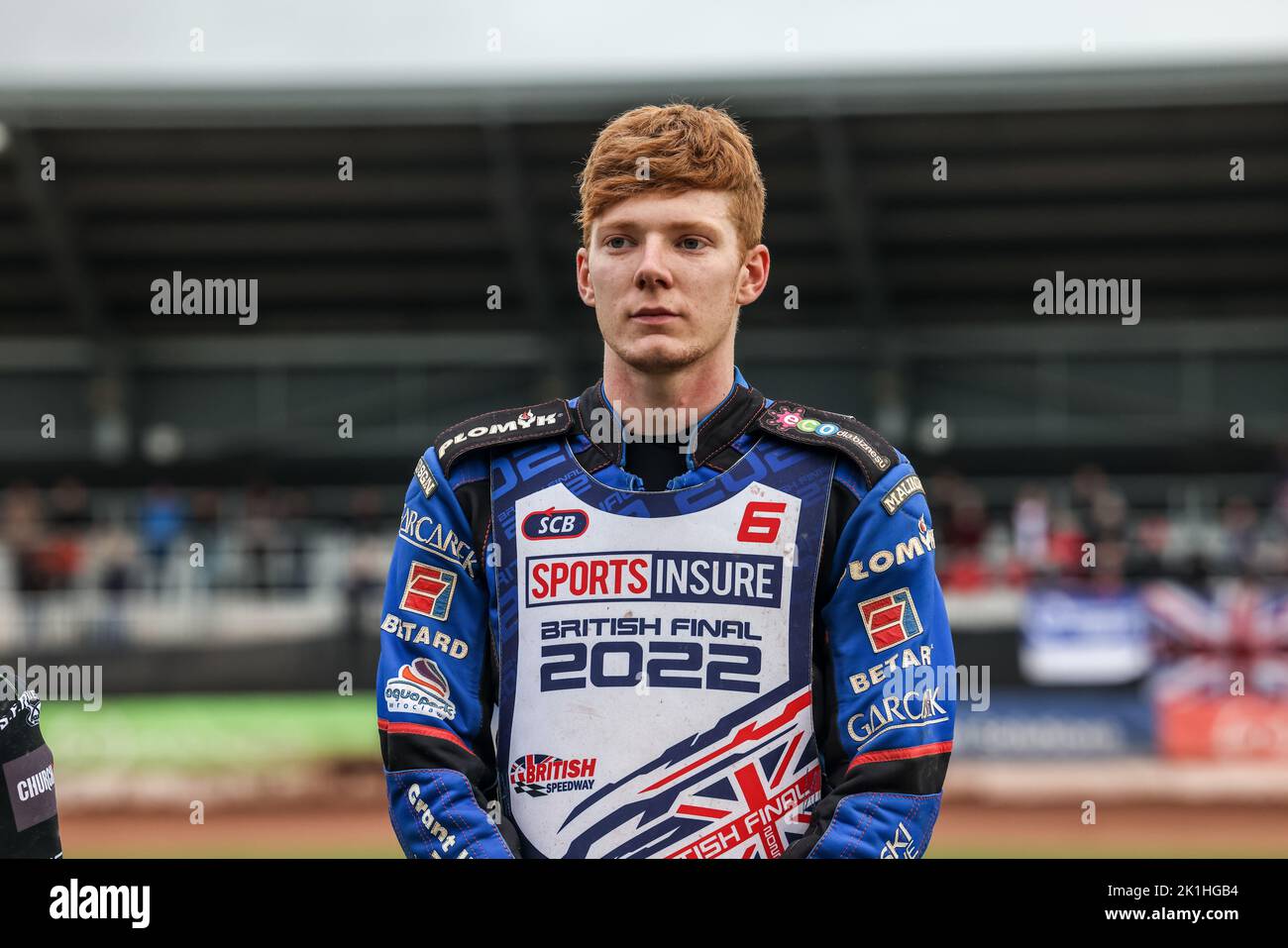Daniel Bewley. 2022 British speedway Champion. British Final at the ...