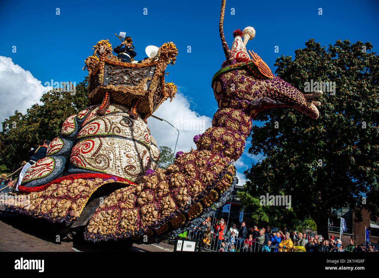 Tiel, Netherlands. 17th Sep, 2022. People are seen taking photos of a ...