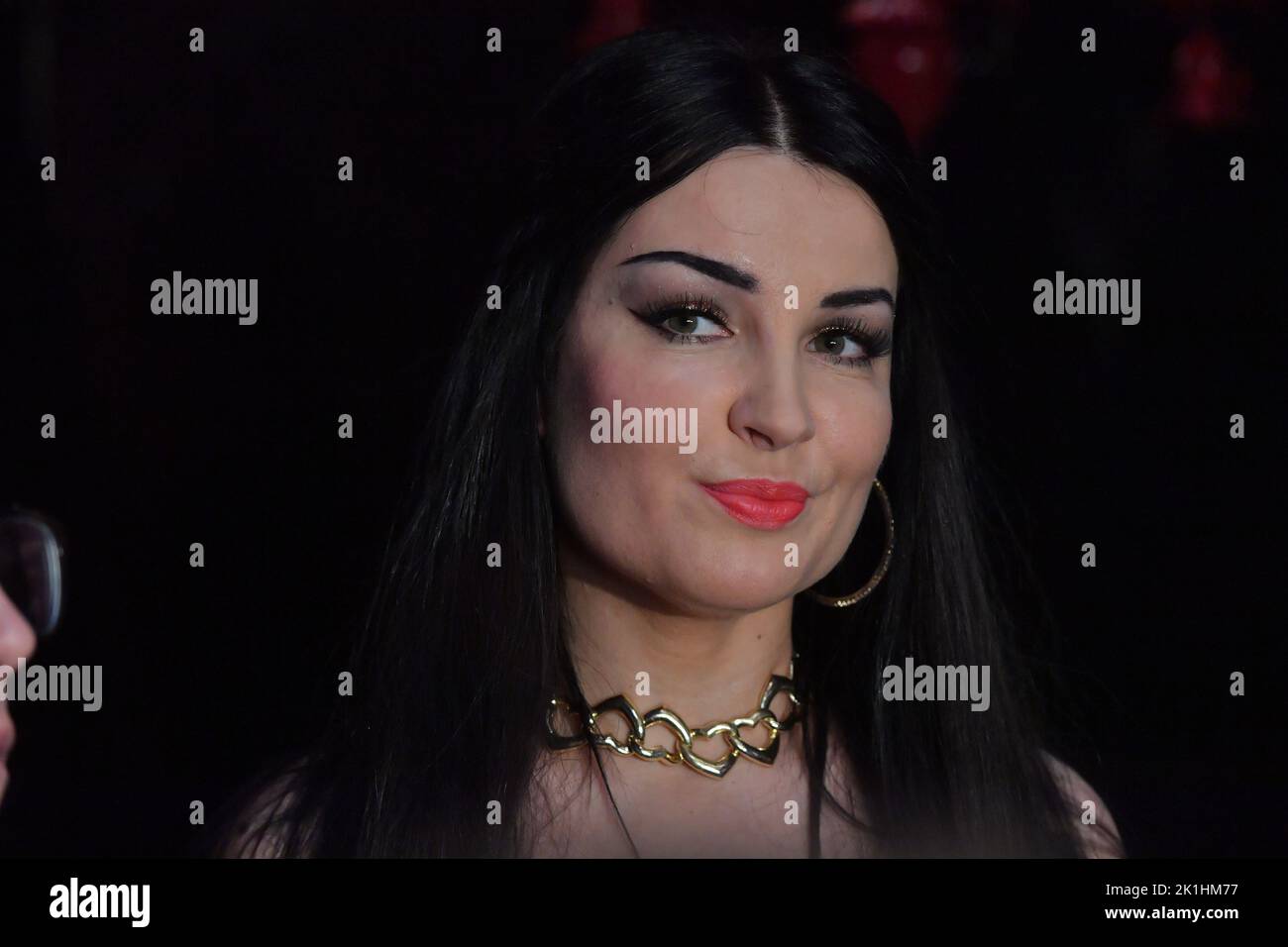 Moscow. The ex-wife of the singer Pierre Narcissa Valeria Kalacheva at ...