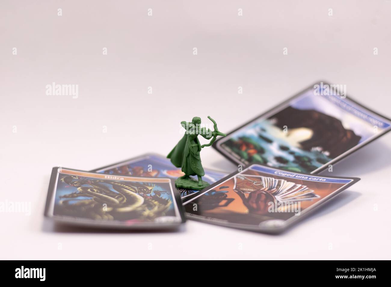 Elf Archer Role play game figure and monster cards Stock Photo - Alamy