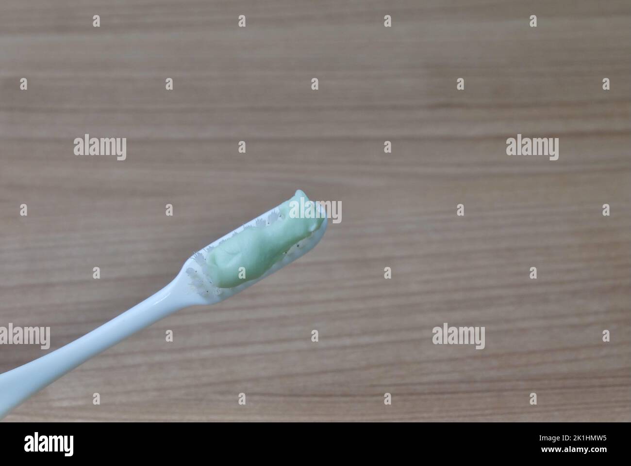 Toothbrushes with Herbal Toothpaste. An Oral Hygiene Instrument Used to ...