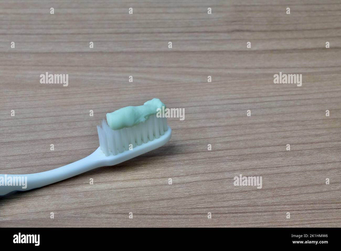 Toothbrushes with Herbal Toothpaste. An Oral Hygiene Instrument Used to ...