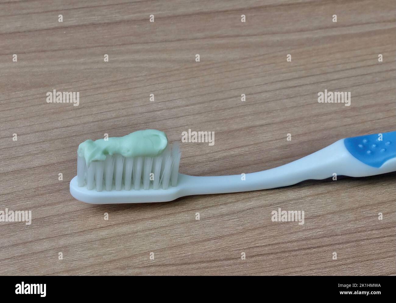 Toothbrushes with Herbal Toothpaste. An Oral Hygiene Instrument Used to ...