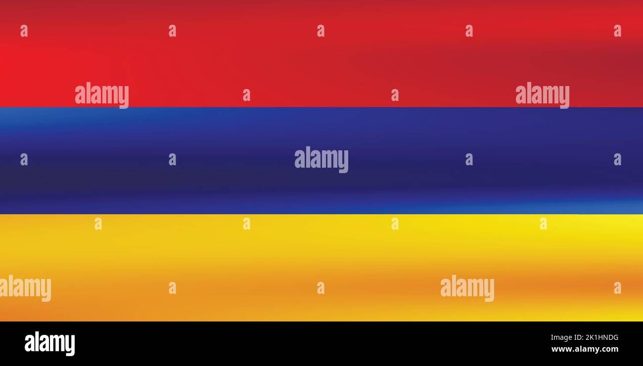 Flag of Armenia. Armenian national symbol in official colors. Template ...