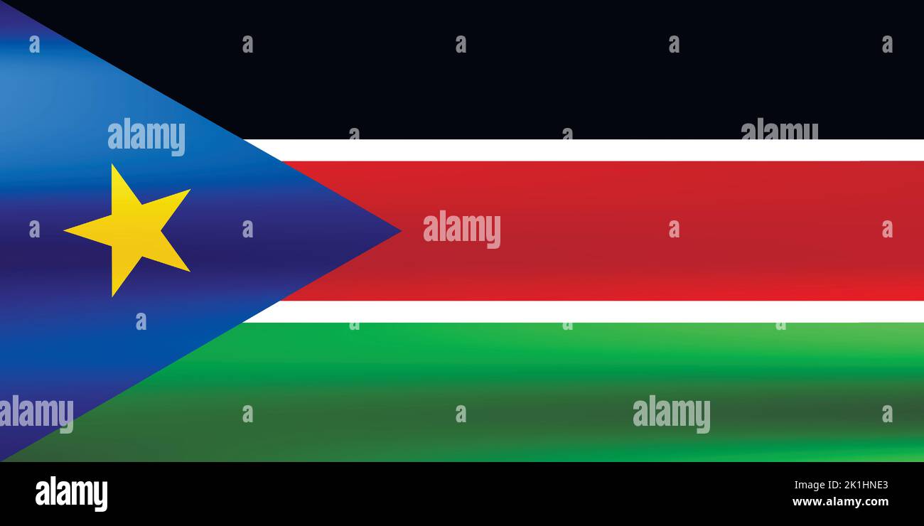 Flag Of South Sudan Sudanese National Symbol In Official Colors