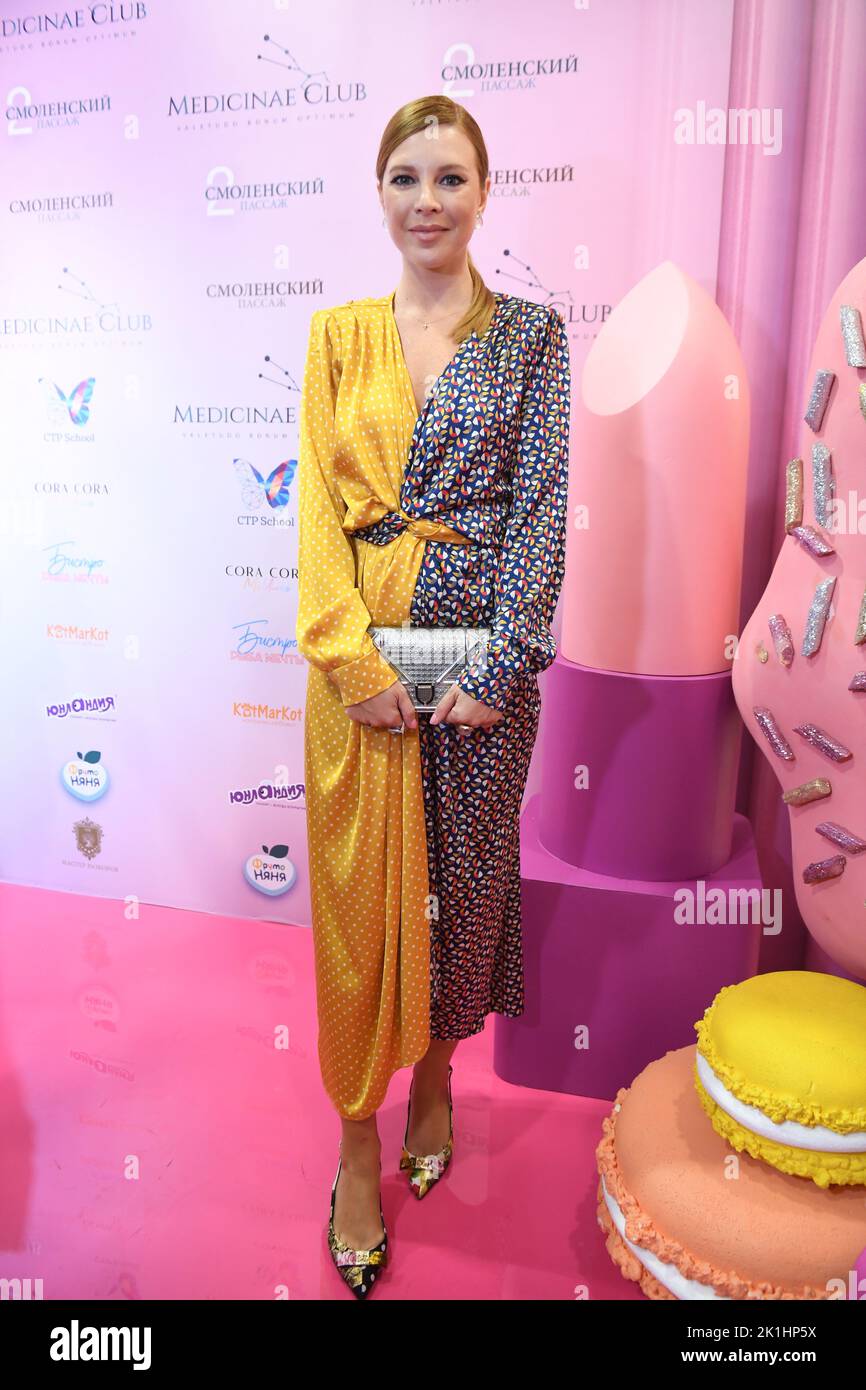 Moscow. The singer Natalya Podolskaya on the Mom of Year-2022 award ...