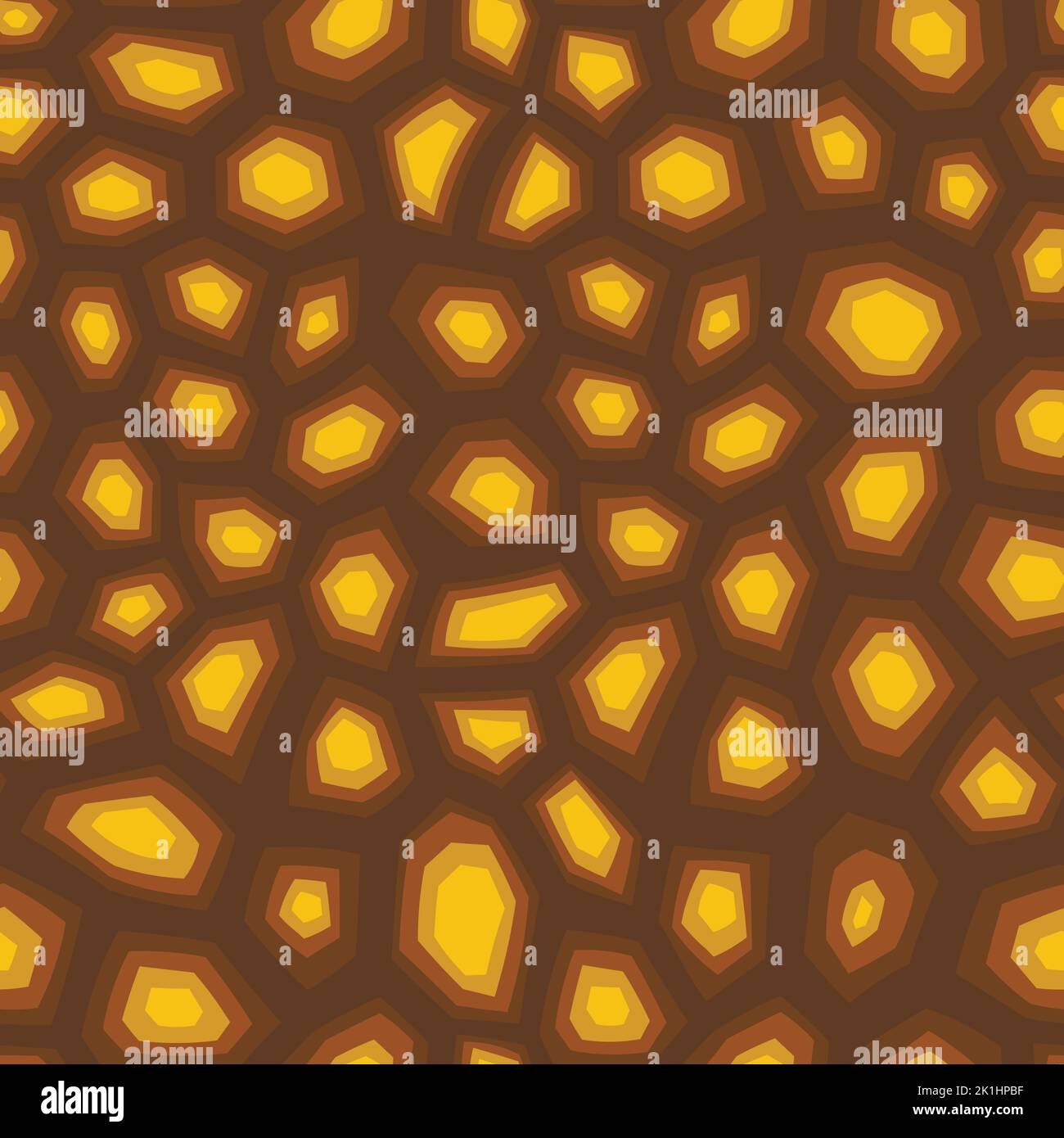 Ninja Turtle Shell Pattern Background