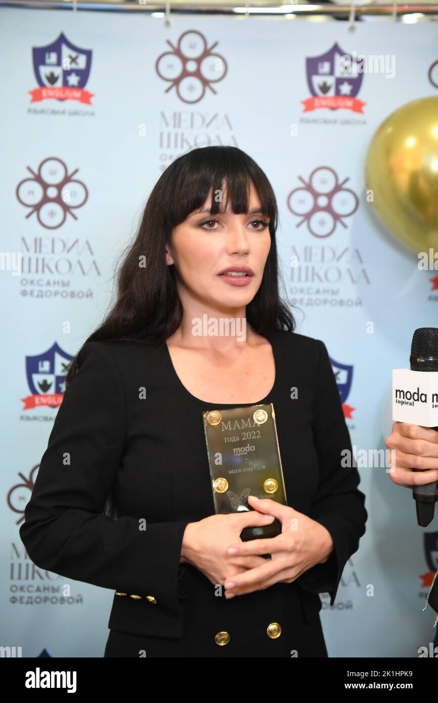 Moscow. The singer Olga Seryabkina on the Mom of Year-2022 award according to the Moda Topical ...