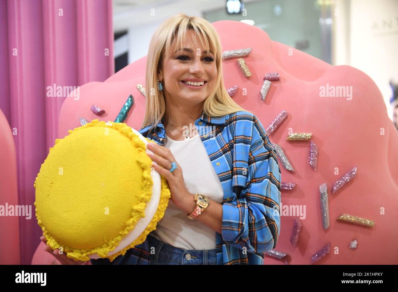 Moscow. The singer Natalya Gordiyenko on the Mom of Year-2022 award ...