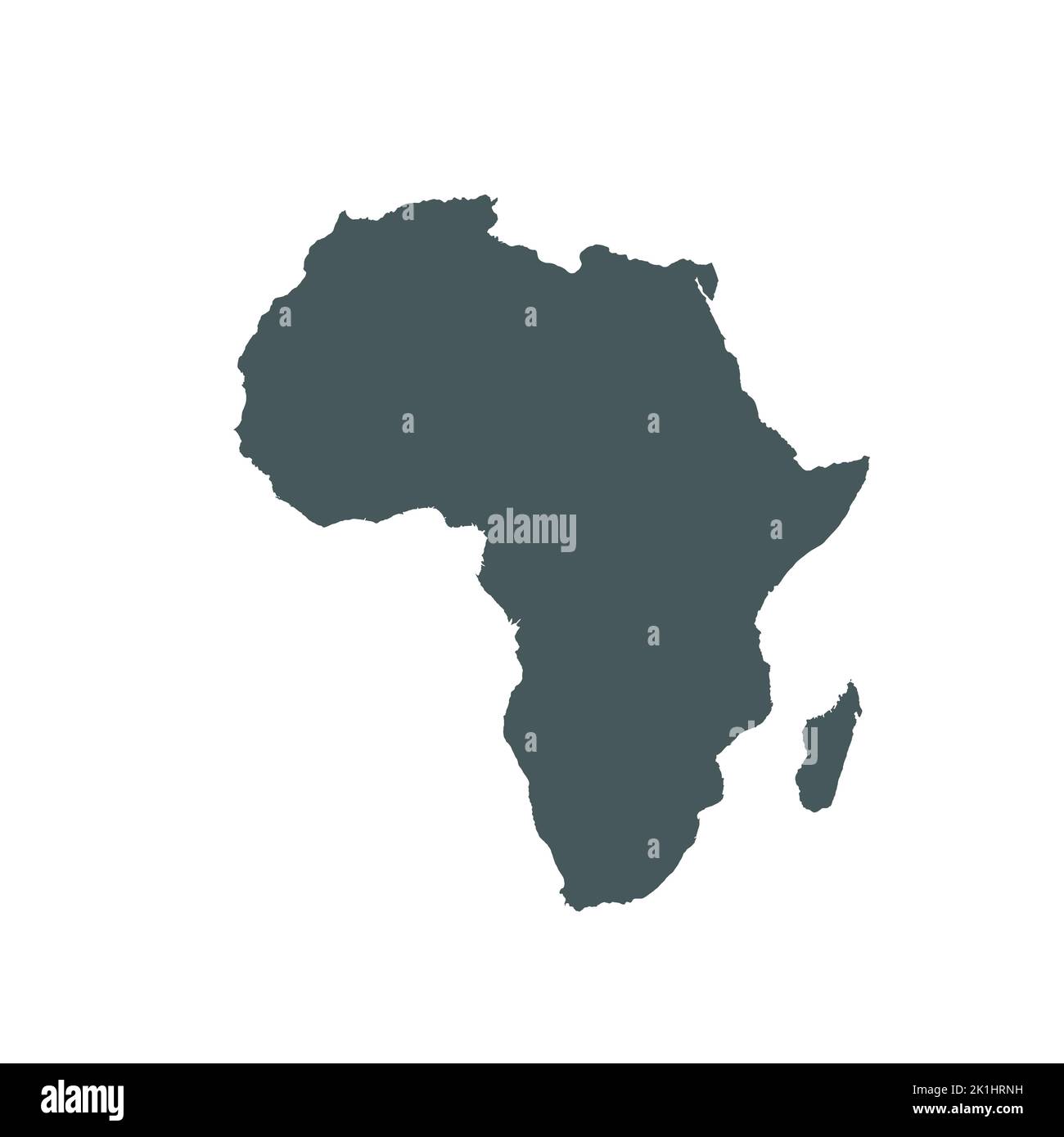 Map of Africa, sign silhouette. World Map Globe. Vector isolated color ...