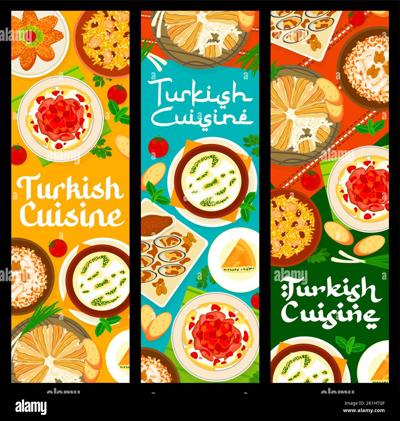 Traditional turkish rice pudding Stock Vector Images - Alamy
