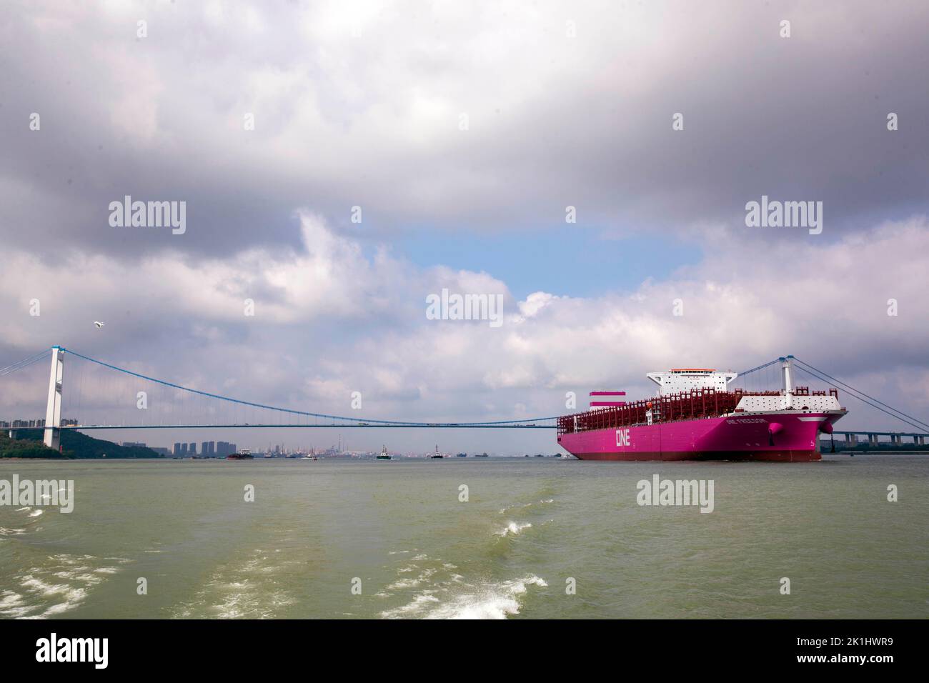TAIZHOU, CHINA - SEPTEMBER 18, 2022 - New Yangzi 412, the largest newly ...