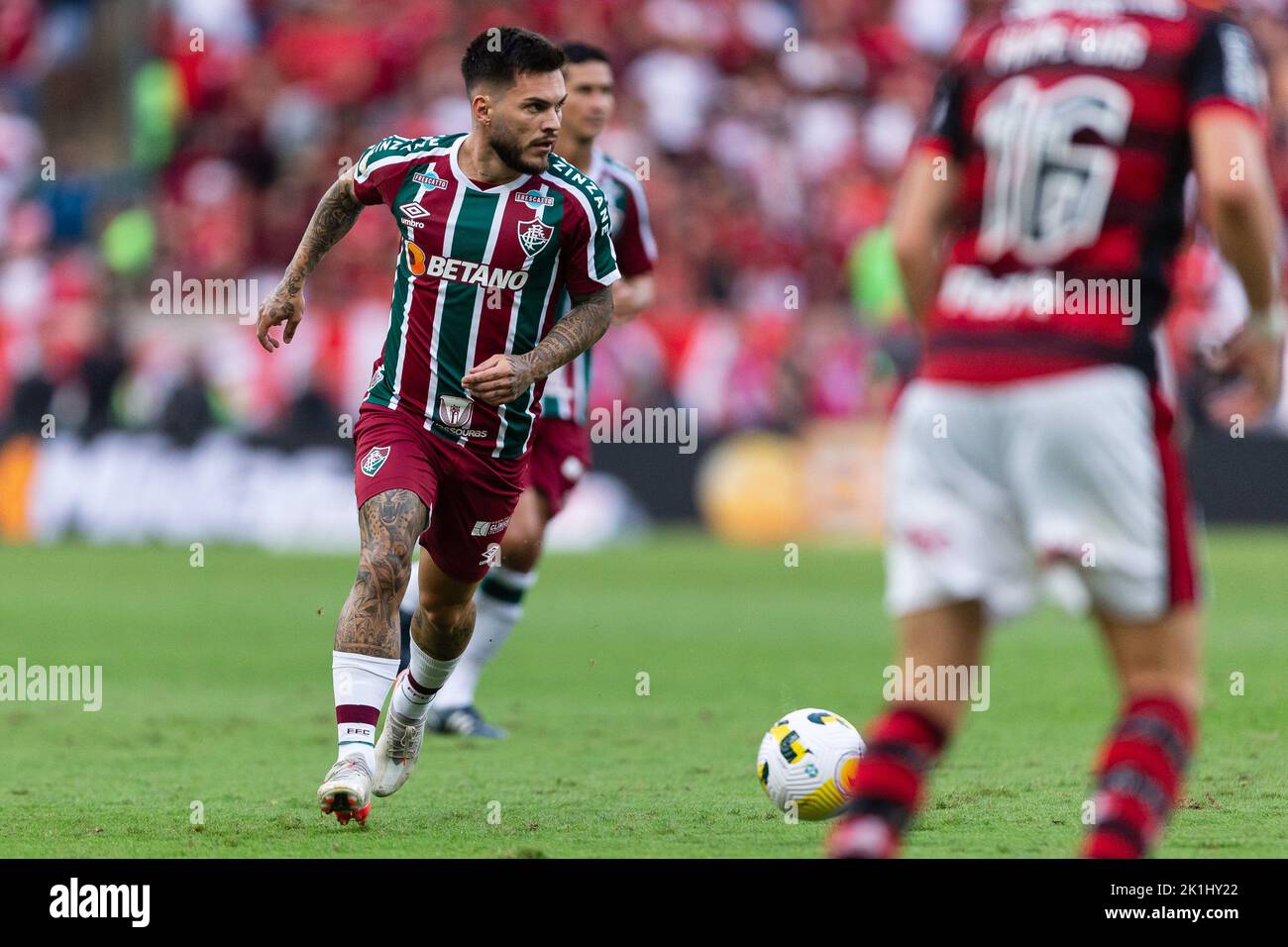 Rio de Janeiro, Brazil. 18th Sep, 2022. NATHAN of Fluminense during the ...