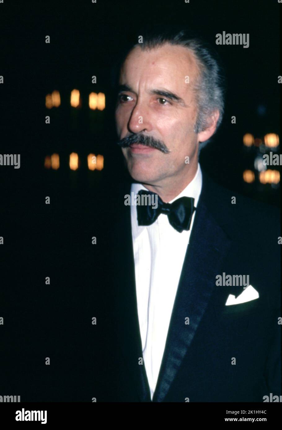 Christopher Lee Circa 1980's. Credit: Ralph Dominguez/MediaPunch Stock ...