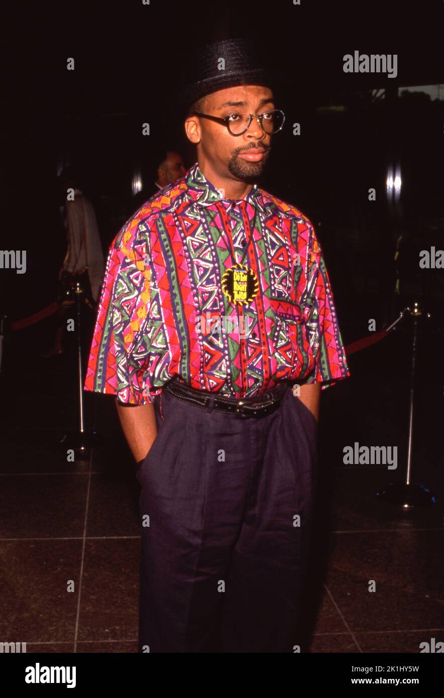 Spike Lee at the premiere of 'Do The Right Thing' on June 25, 1989 at ...