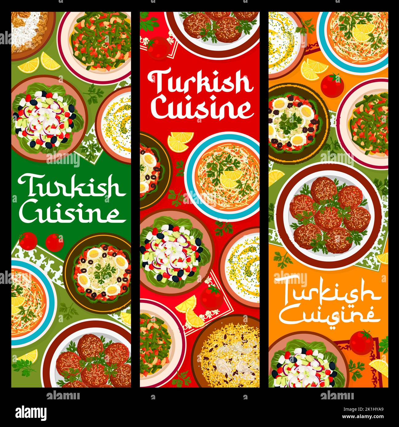 Turkish meals Stock Vector Images - Alamy