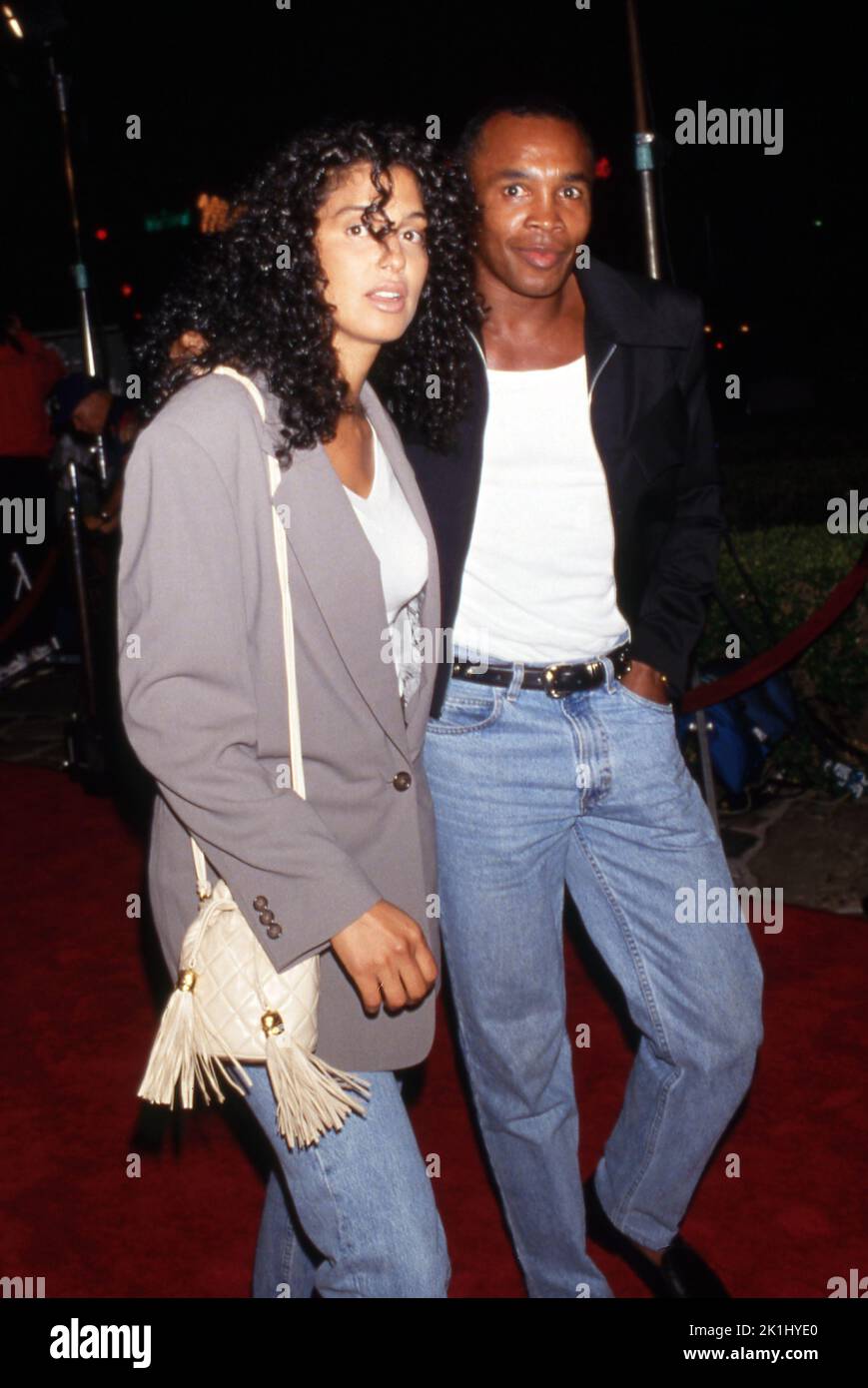 Sugar Ray Leonard and Bernadette Robi Circa 1990's Credit: Ralph ...