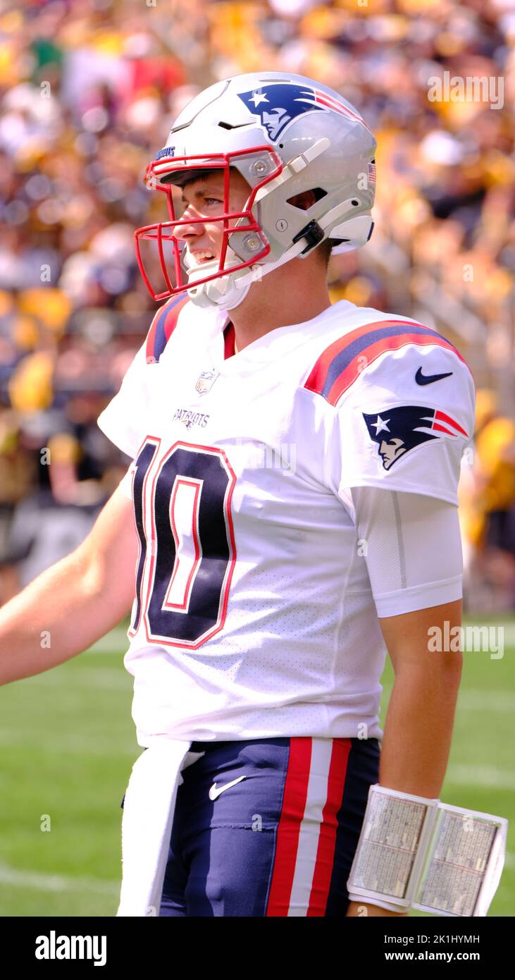 Acrisure Stadium. 18th Sep, 2022. Mac Jones #10 during the Pittsburgh ...