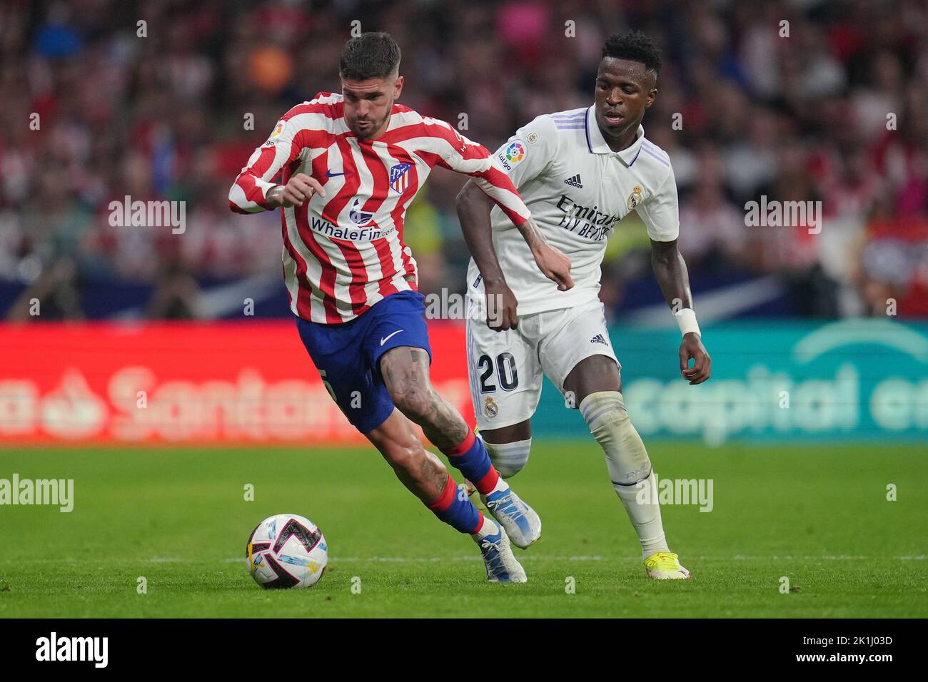 Madrid, Spain. 18th Sep, 2022. Rodrigo de Paul of Atletico de Madrid ...