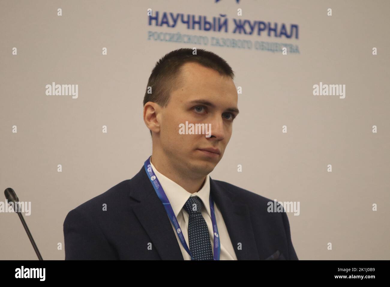 Alexey Skvortsov, attends a session on Underground gas storage ...