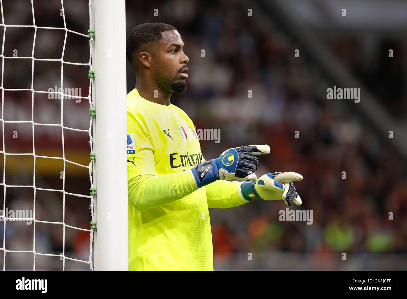 Milan, Italy. 18th Sep, 2022. Italy, Milan, sept 18 2022: Mike Maignan ...
