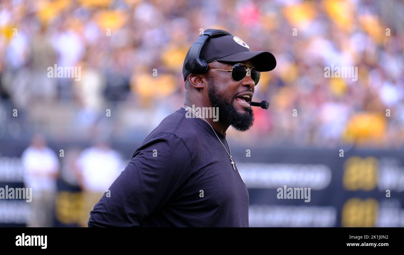 Acrisure Stadium. 18th Sep, 2022. Coach Mike Tomlin during the ...