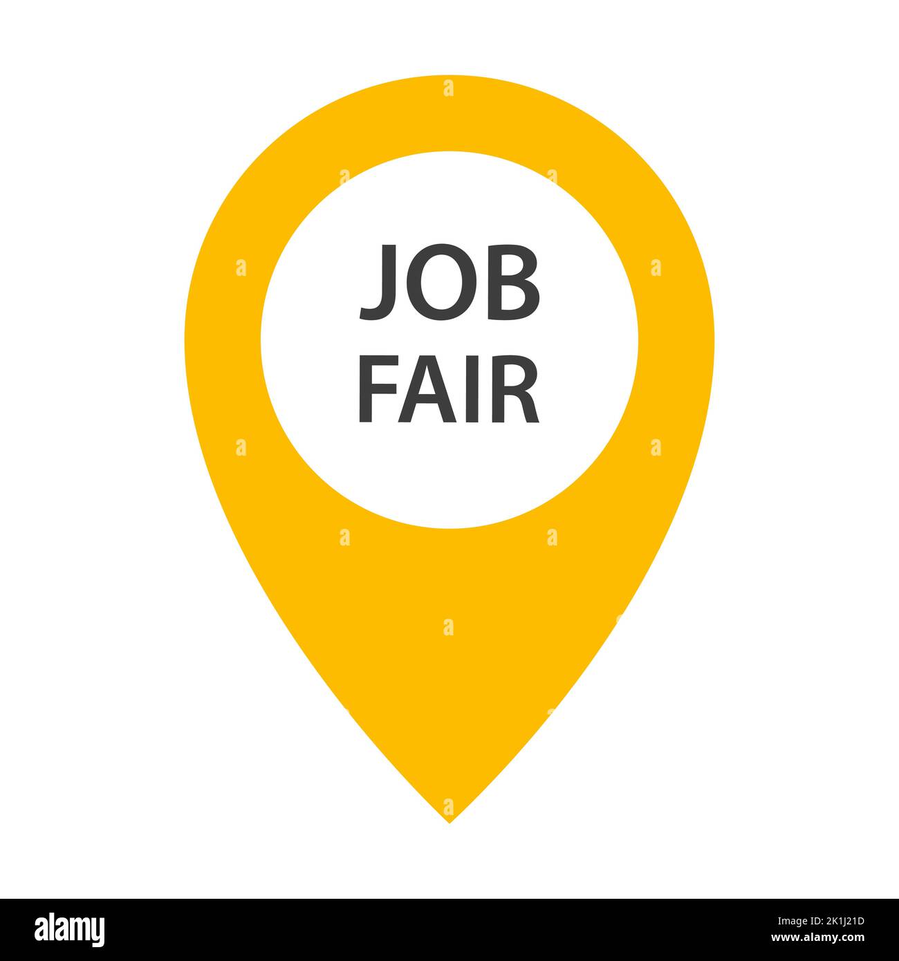 Job fair pinpoint icon vector for graphic design, logo, website, social ...
