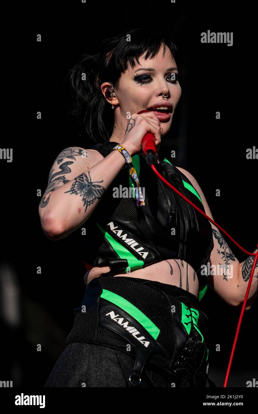 Alice Glass performs at Riot Fest in Douglas Park on Sunday September ...