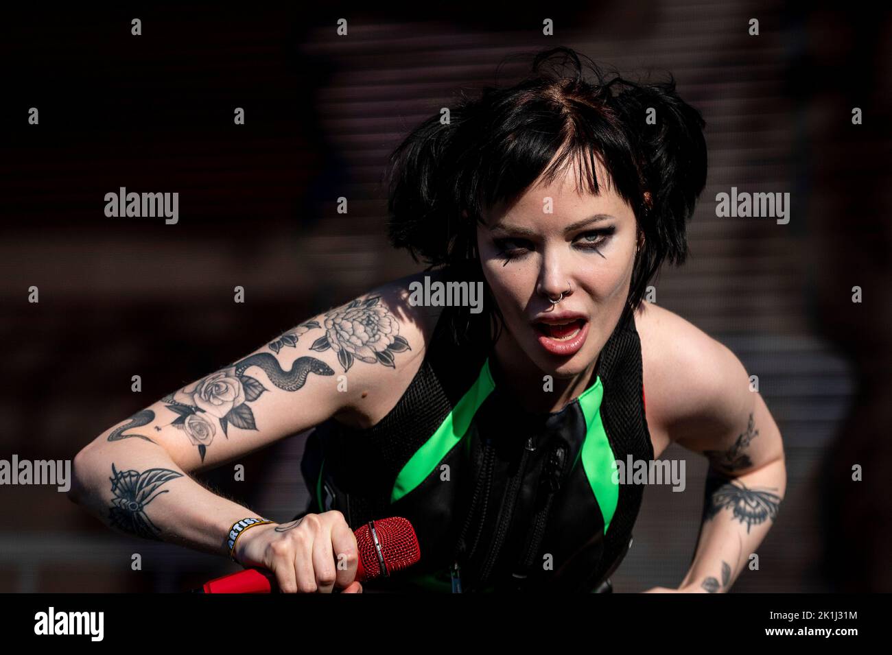 Alice Glass performs at Riot Fest in Douglas Park on Sunday September ...