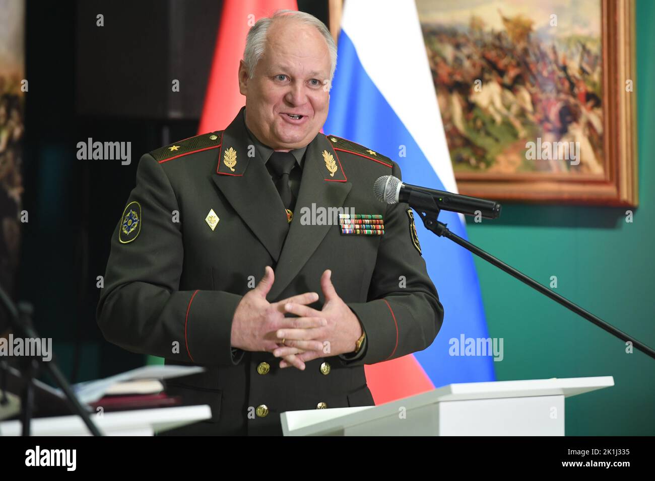 Moscow. The major general Victor Lisovsky on the presentation of the ...