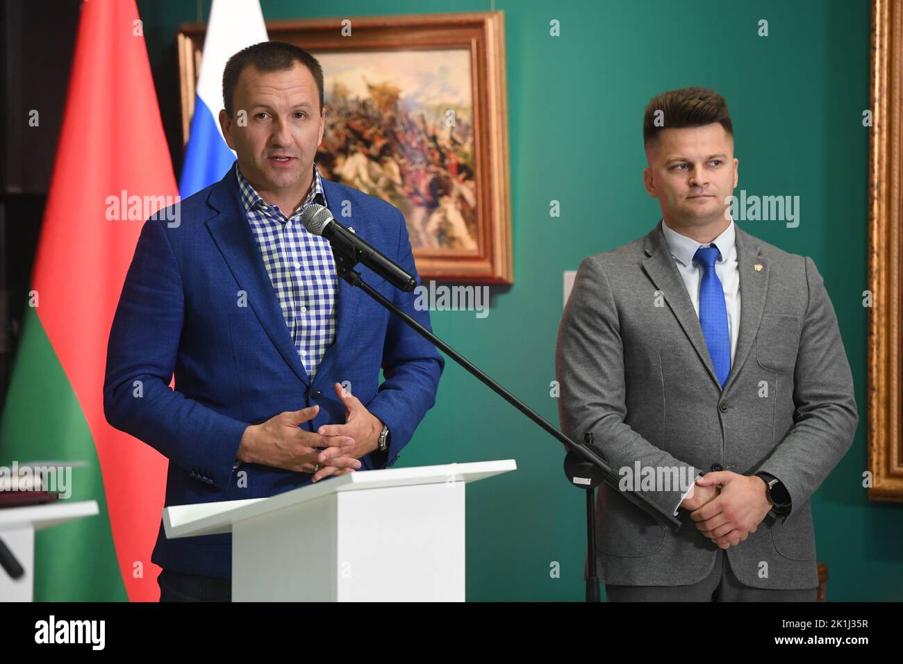 Moscow. The chairman of the Russian union of youth Pavel Krasnorutsky ...