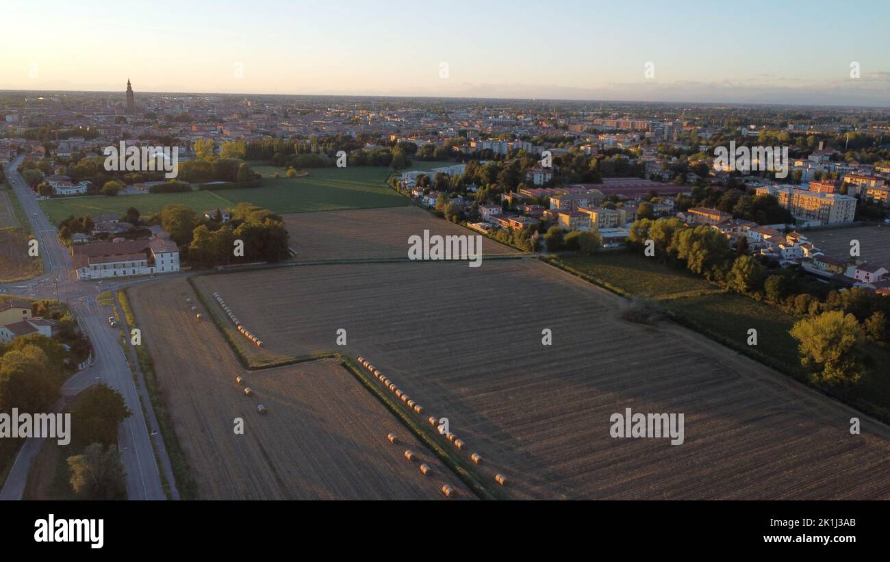 Cremona scenic panorama from above Stock Photo - Alamy