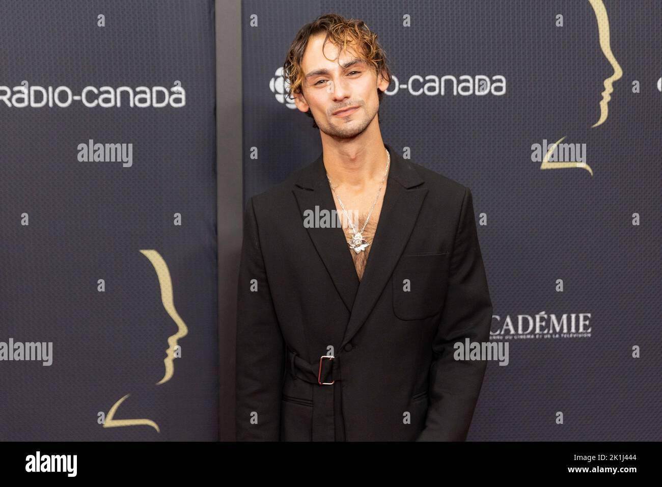 Dominik Dagenais poses on the red carpet at the 37th annual gala ... Dominik Dagenais poses on the red carpet at the 37th annual gala ...