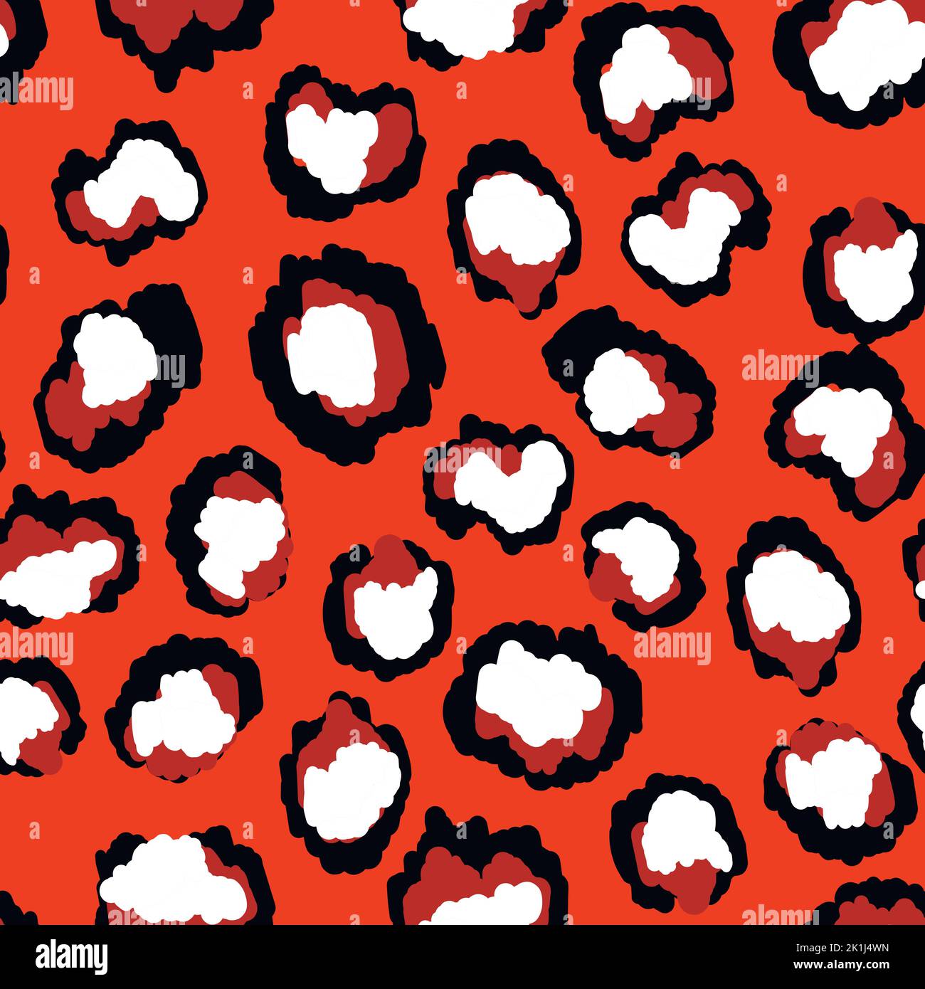 Abstract modern leopard seamless pattern. Animals trendy background ...