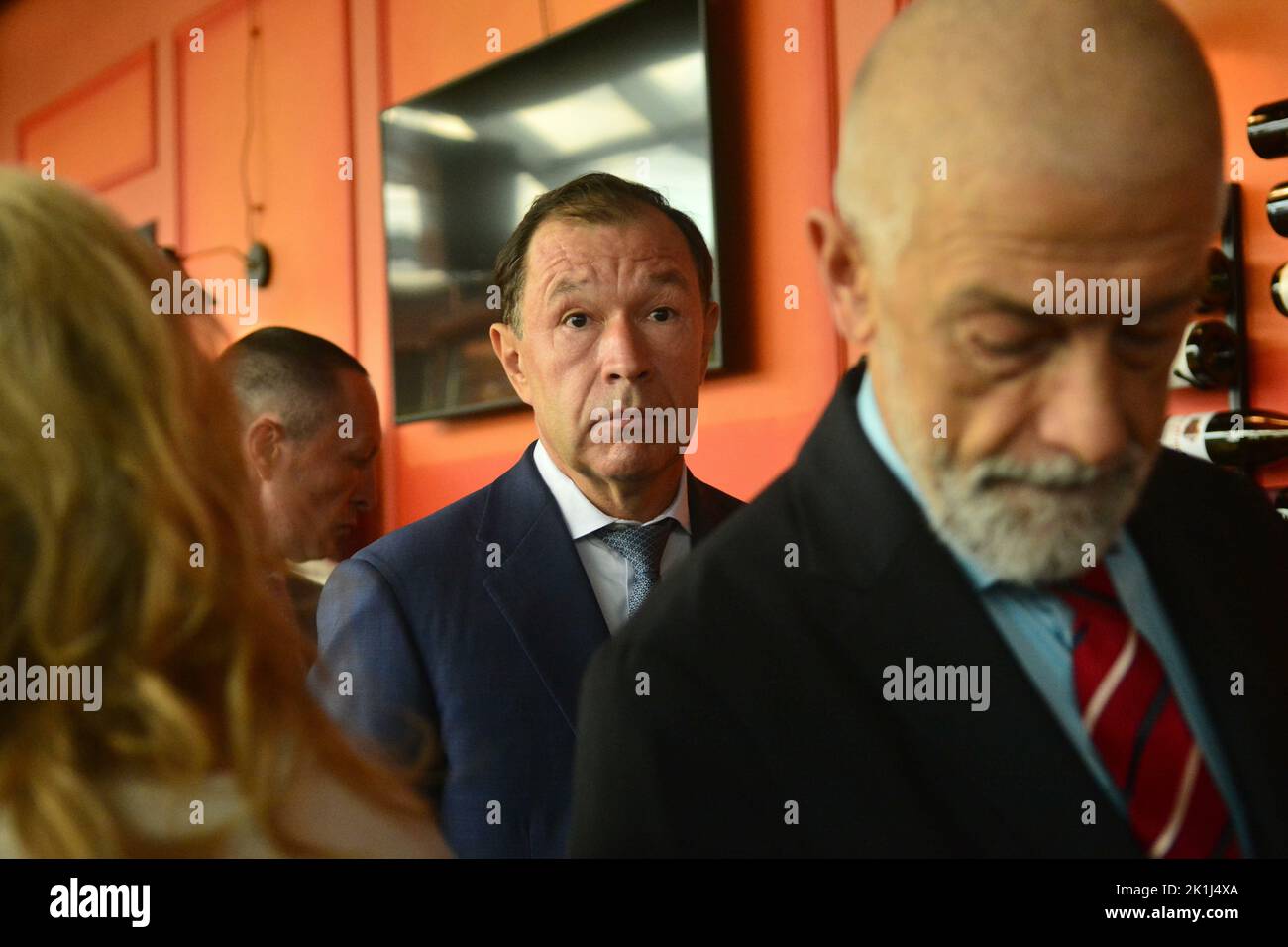 Press conference of the New Theater project, the former artistic ...