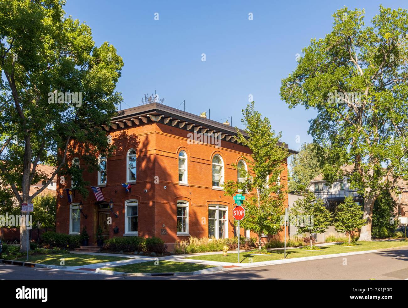 Historic Harman Town Hall in Cherry Creek North District of Denver ...