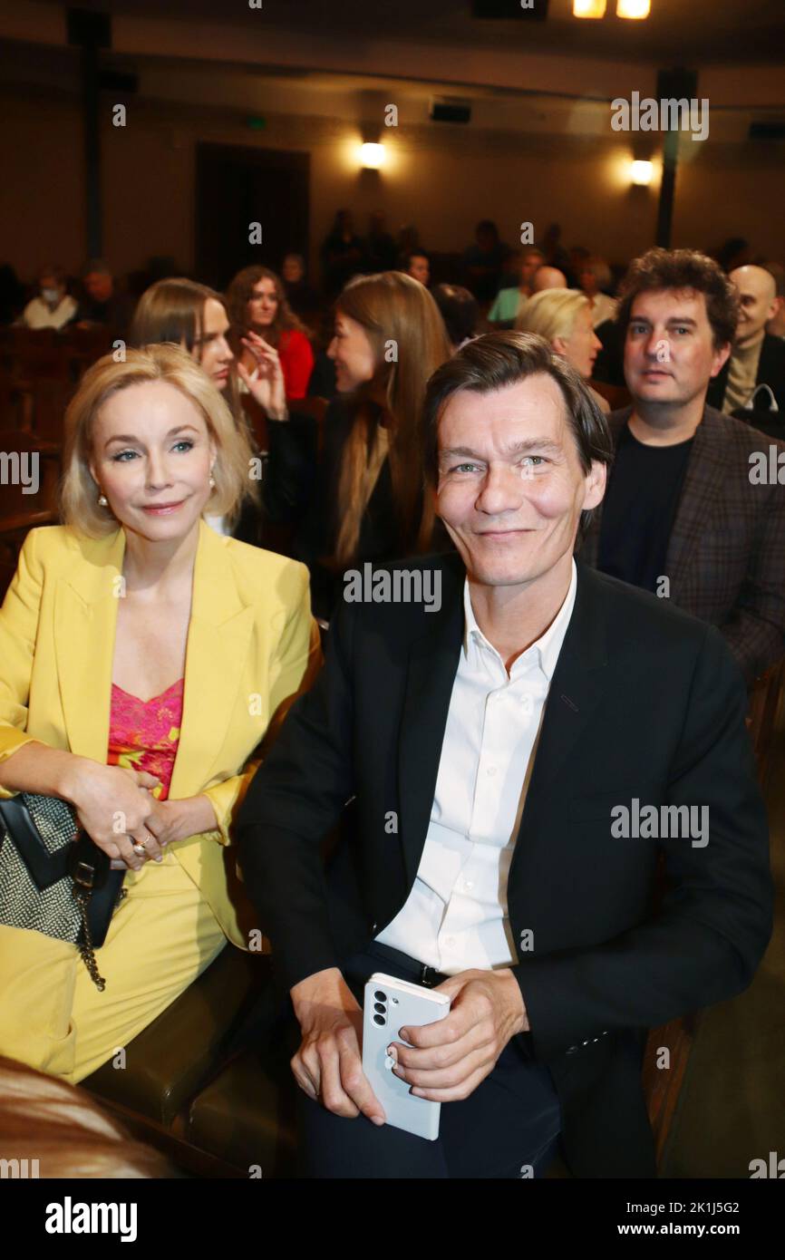 September 2, 2022. - Russia, Moscow. - A meeting of the Chekhov Moscow Art Theatre company held ...