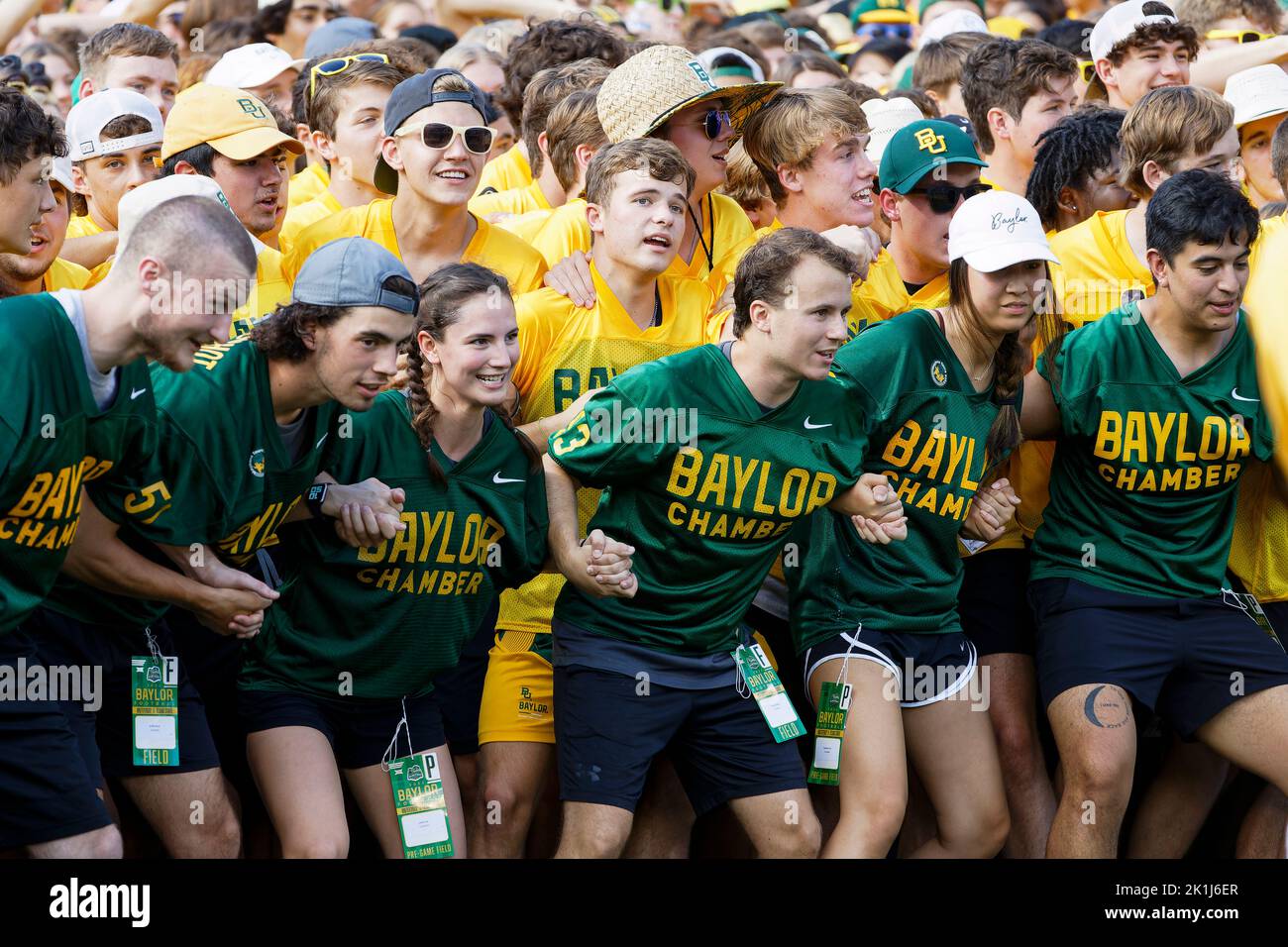 In a time honored tradition dating back to 1970 the Baylor Line get the ...