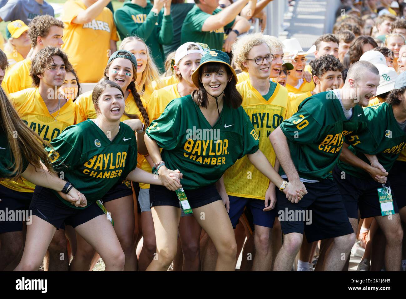In a time honored tradition dating back to 1970 the Baylor Line get the ...