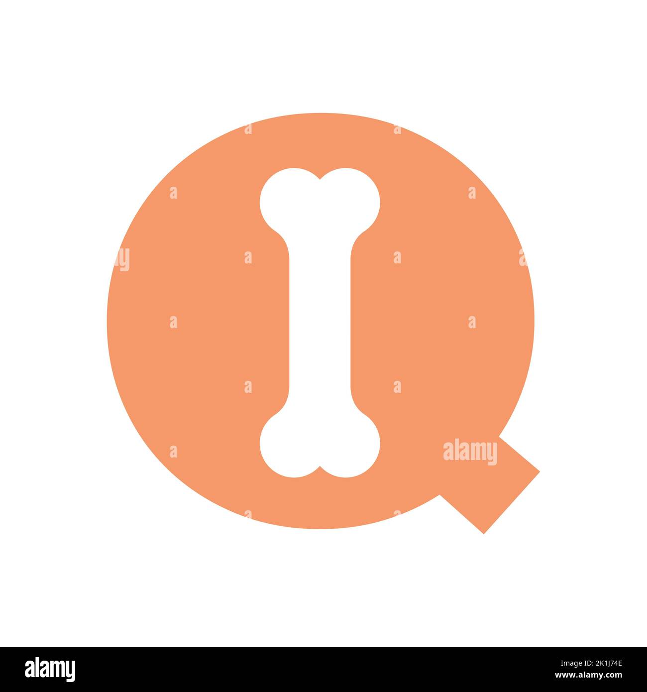 Letter Q Dog Logo, Pet Care Logo Design Vector Template Stock Vector ...