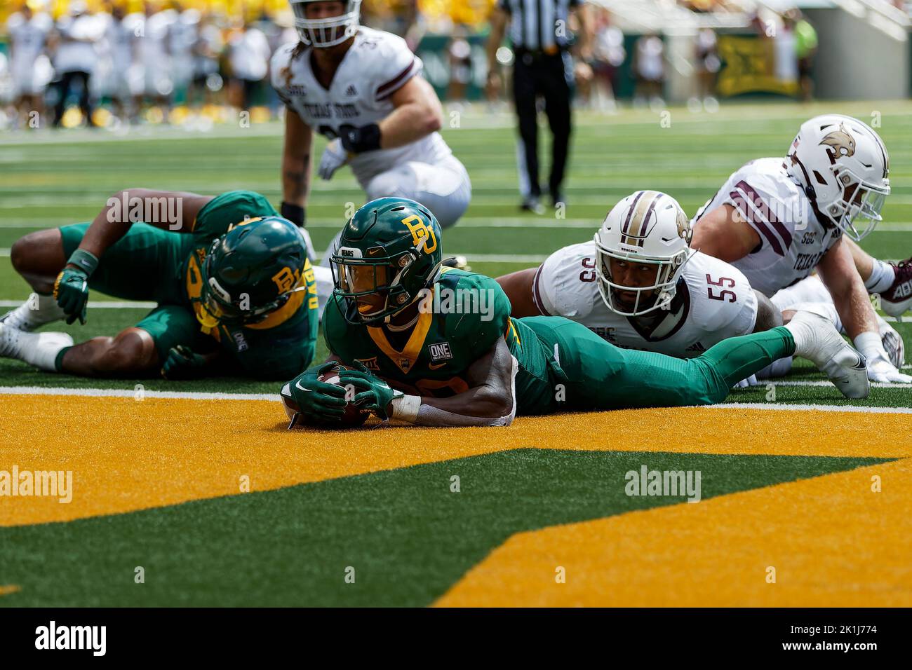 during an NCAA college Football game, at McLane Stadium Saturday, Sep ...