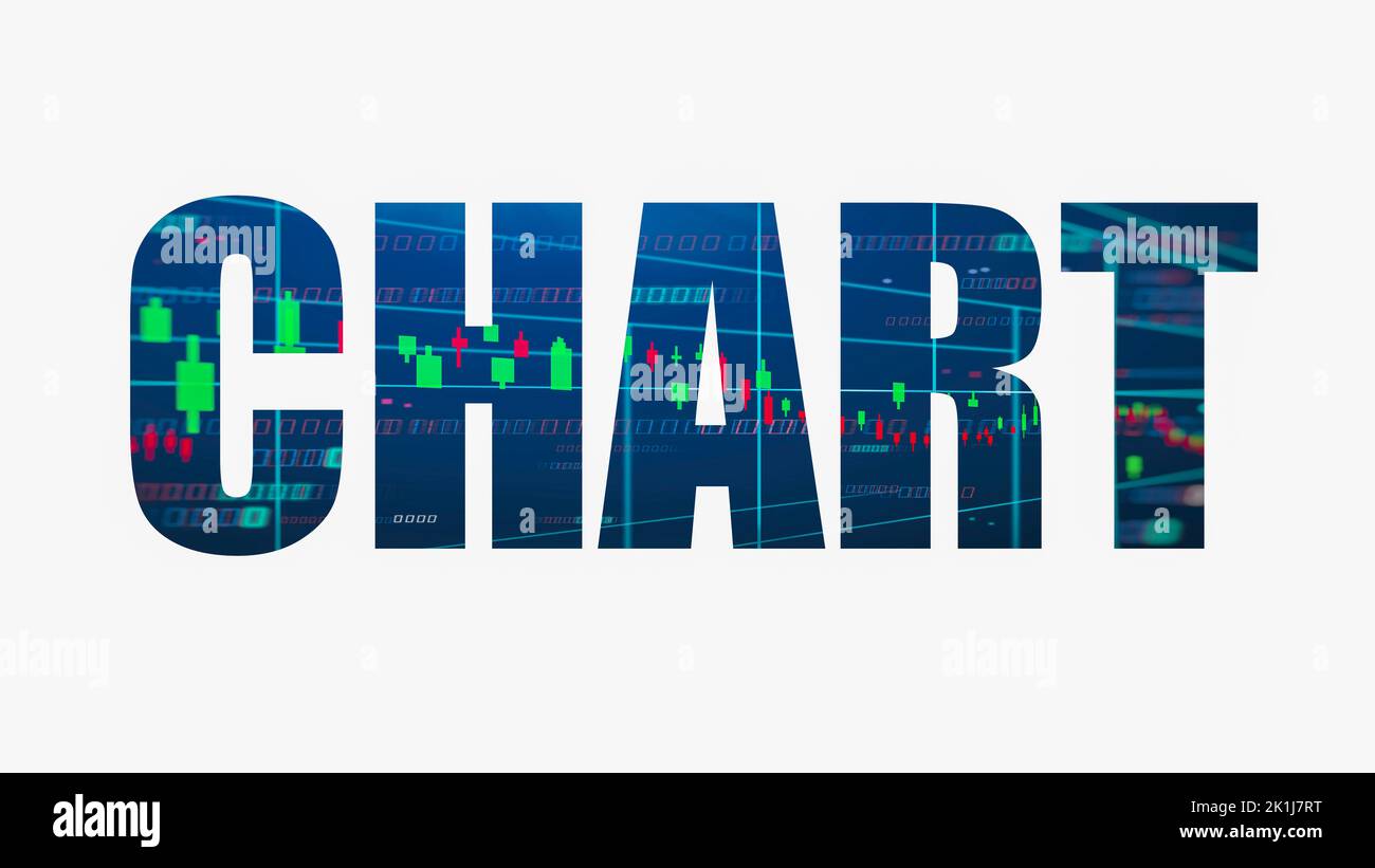 Business word. Stock market or forex trading graph and candlestick ...